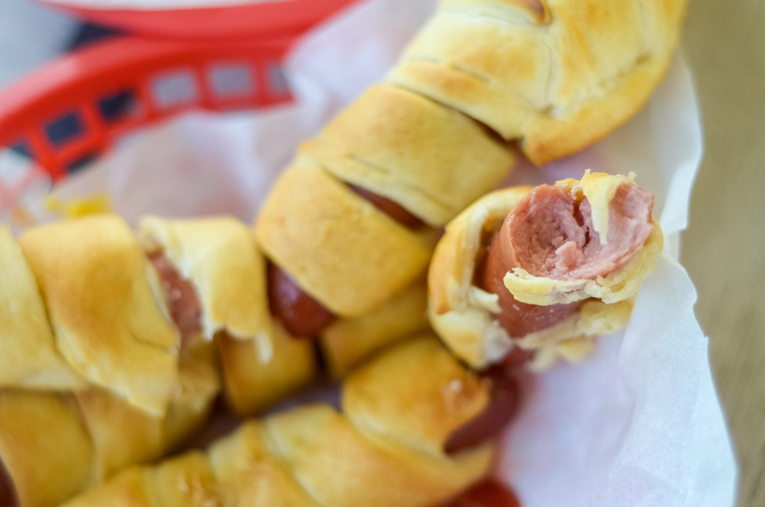 Air Fryer Crescent Hot Dogs - Air Fryer Fanatics