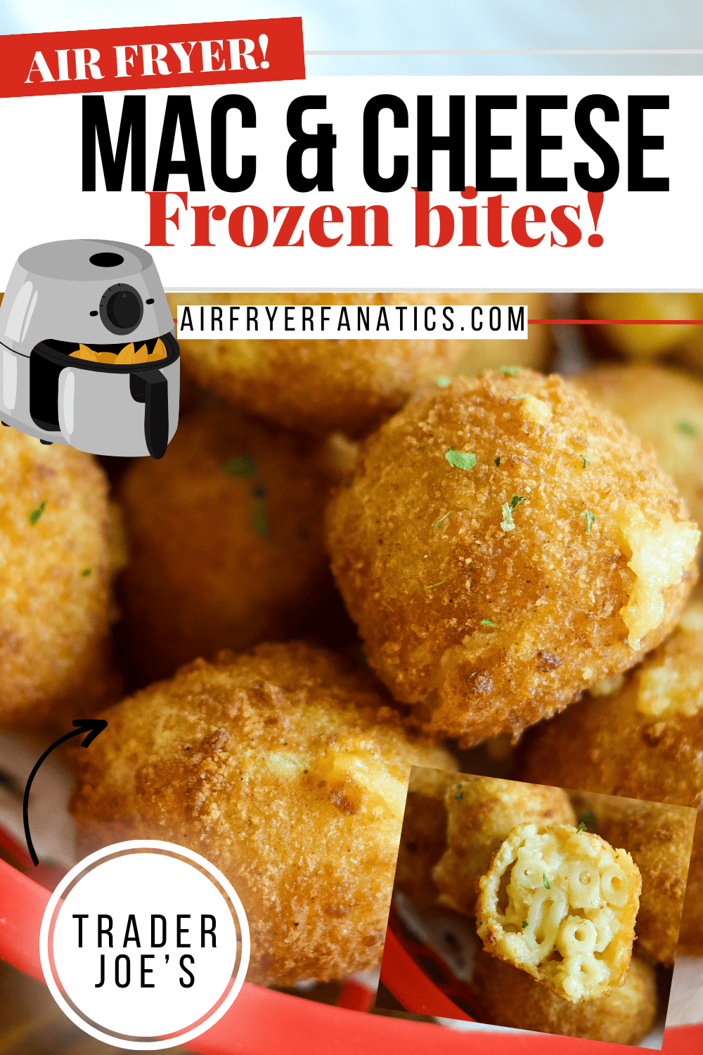 Air Fryer Mac and Cheese Bites (from Frozen) - Air Fryer Fanatics